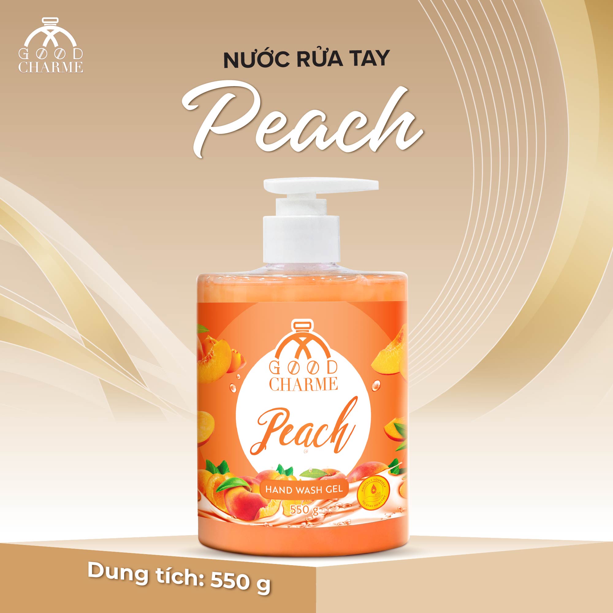 Nước rửa tay Peach GoodCharme